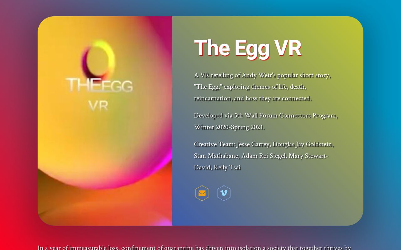 The Egg VR